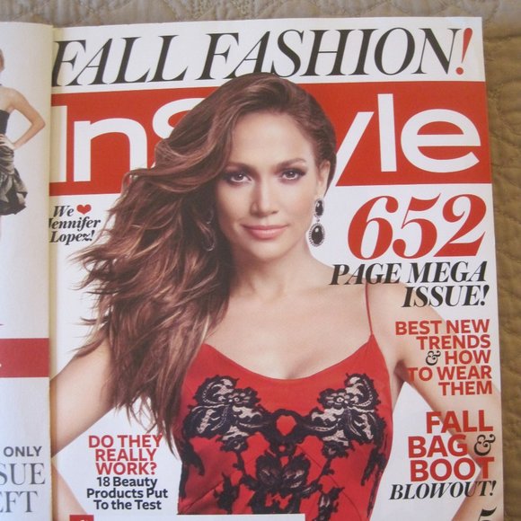 Other | Instyle Magazine Jennifer Lopez September 212 | Poshmark